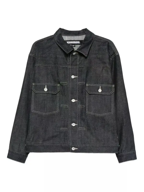 NEIGHBORHOOD Button-fastening Denim Jacket