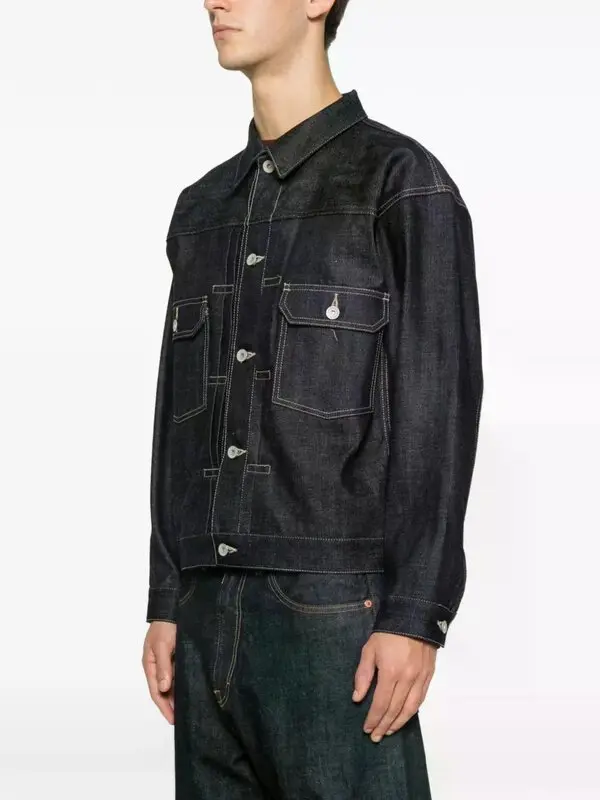 NEIGHBORHOOD Button-fastening Denim Jacket