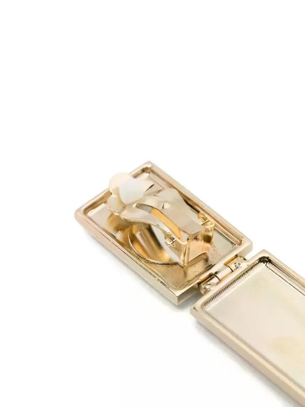 N°21 Rectangular Clip-on Earrings