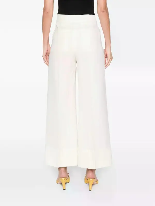 Valentino Garavani Crepe Couture Trousers - Neutrals