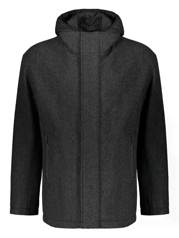 Herno High-collar Jacket With Removable Panel