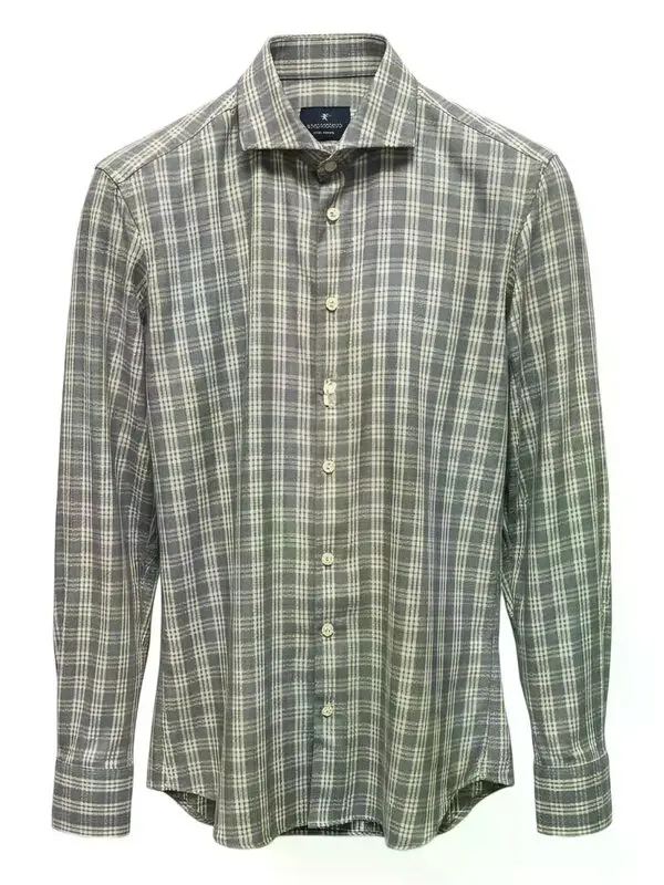 BASTONCINO Plaid Shirt - Grey