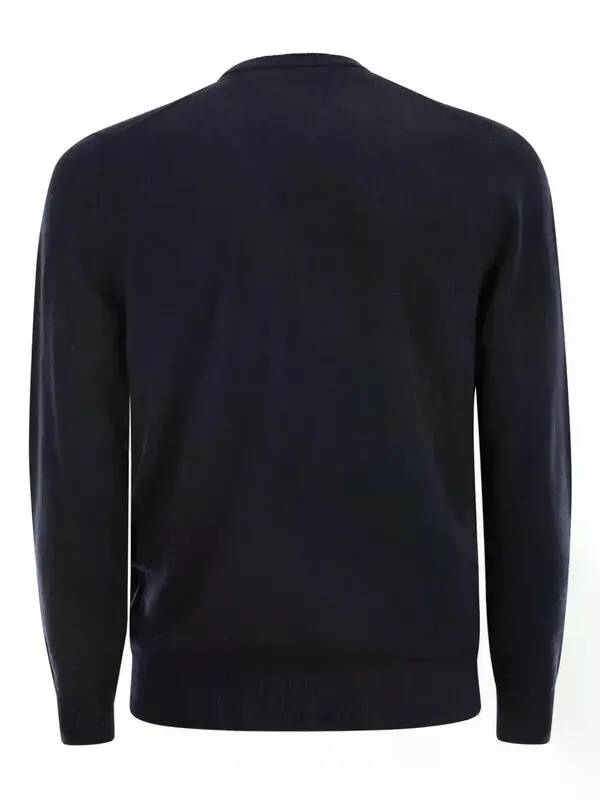 MC2 SAINT BARTH Embroidered Crew-neck Sweater - Blue