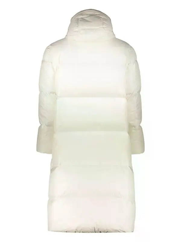 Herno Zip Turtleneck Coat - White