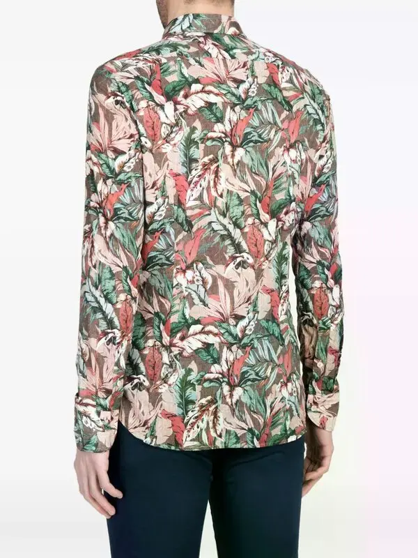 TINTORIA MATTEI 954 Foliage-print Shirt