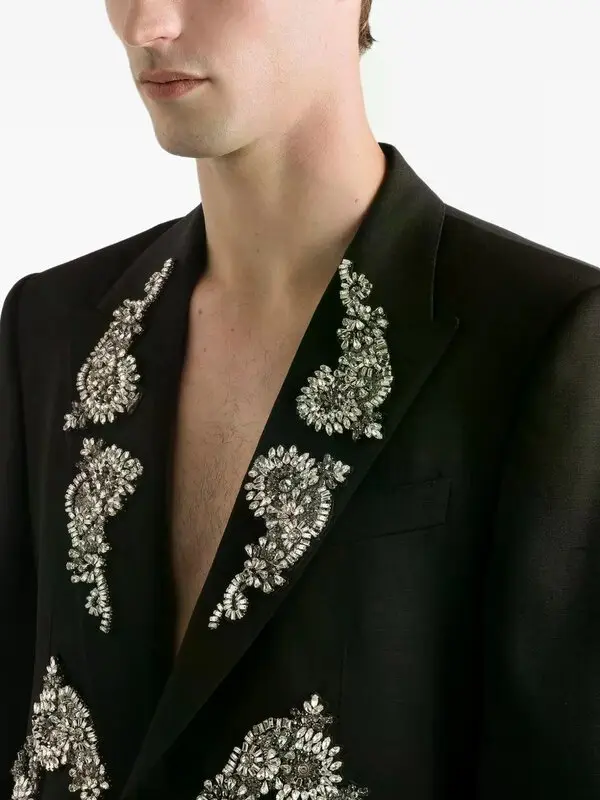 Dolce & Gabbana Embellished Single-breasted Jacket