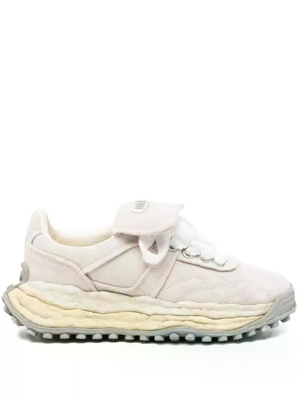 Mihara Yasuhiro Logo-patched Sneakers - Neutrals