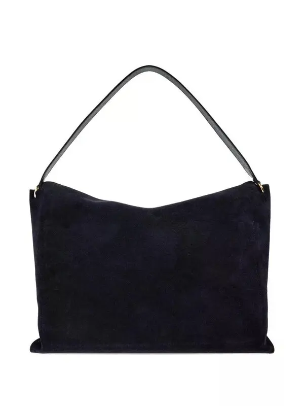 WANDLER Penelope Suede Tote - Blue