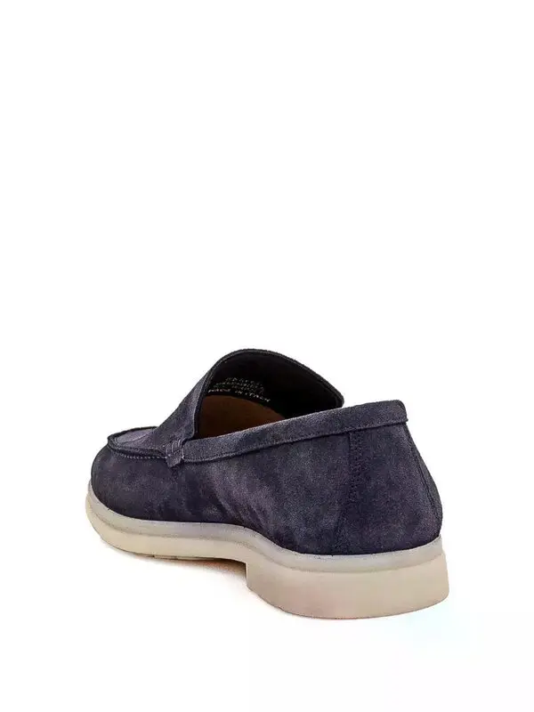 Church's Topstitching Leather Loafers - Blue