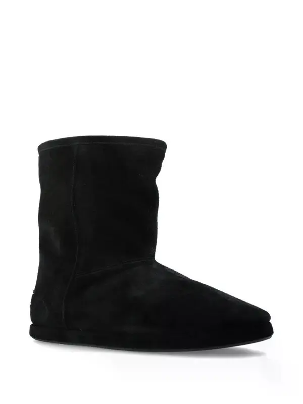 Balenciaga Alaska Soft Suede Boots - Black