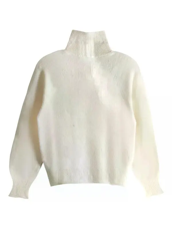 Lacoste Buttoned Sweater - Neutrals