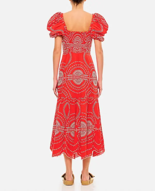 Charo Ruiz Ibiza Long Dress With Balloon Sleeves