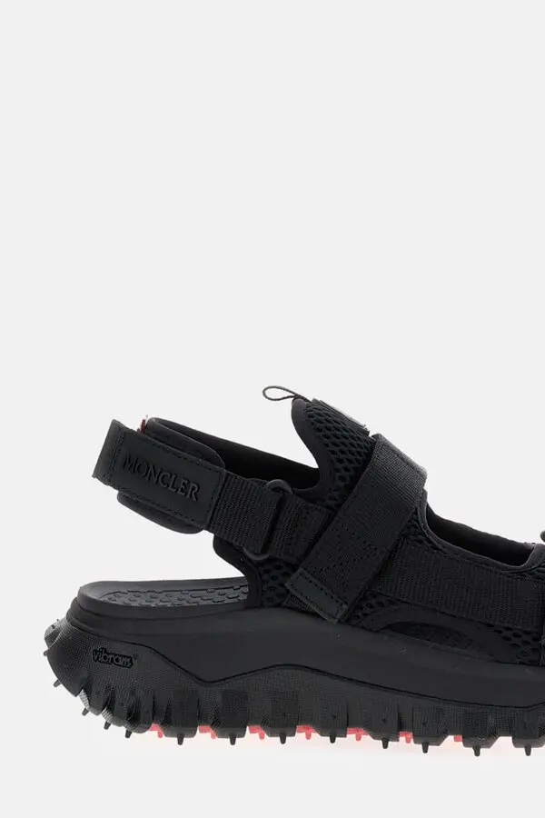 Moncler Trailgrip Vela Sandals - Black