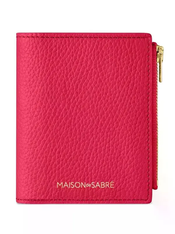 MAISON DE SABRE Leather Bifold Wallet - Pink