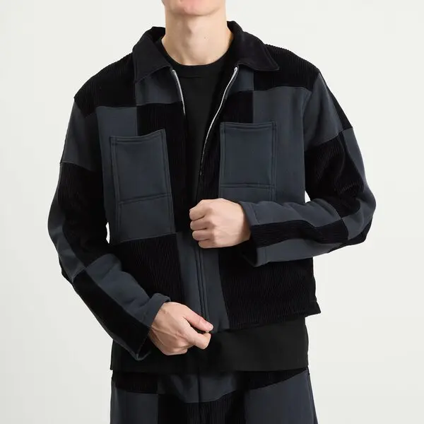 LES TIEN Patchwork Utility Jacket