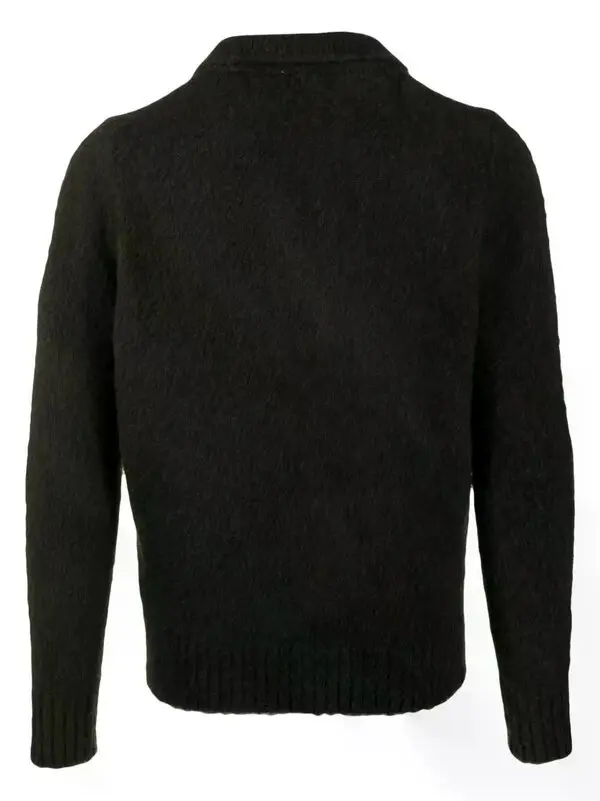 Aspesi Shetland Wool Polo Sweater