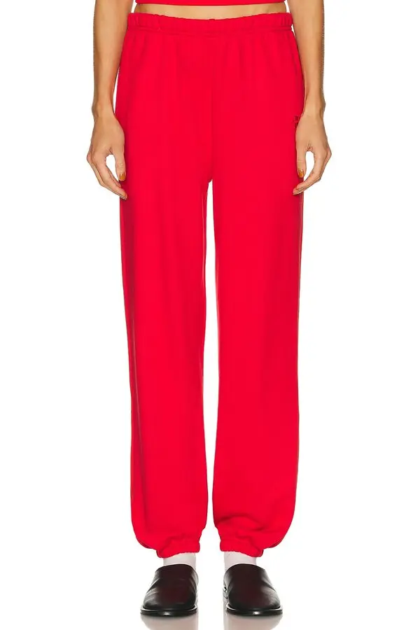 Eterne Boyfriend Pocket Sweatpant - Rouge