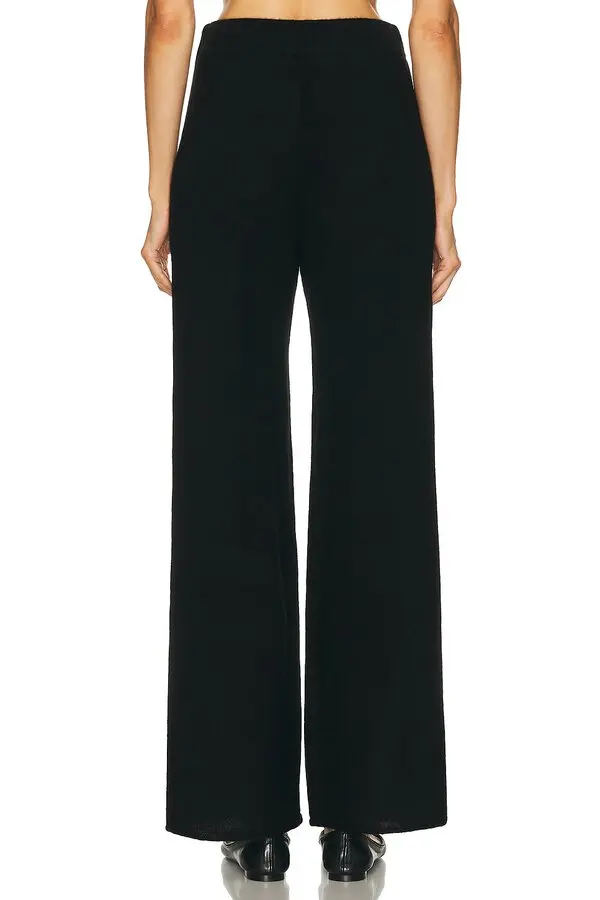 Eterne Cruz Cashmere Pant - Black