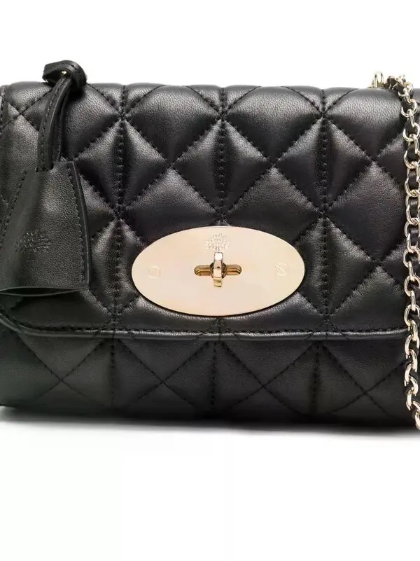 Mulberry Lily Quilted Shoulder Bag