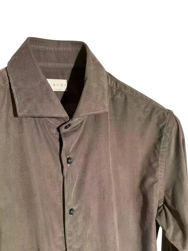 XACUS Button-fastening Corduroy Shirt