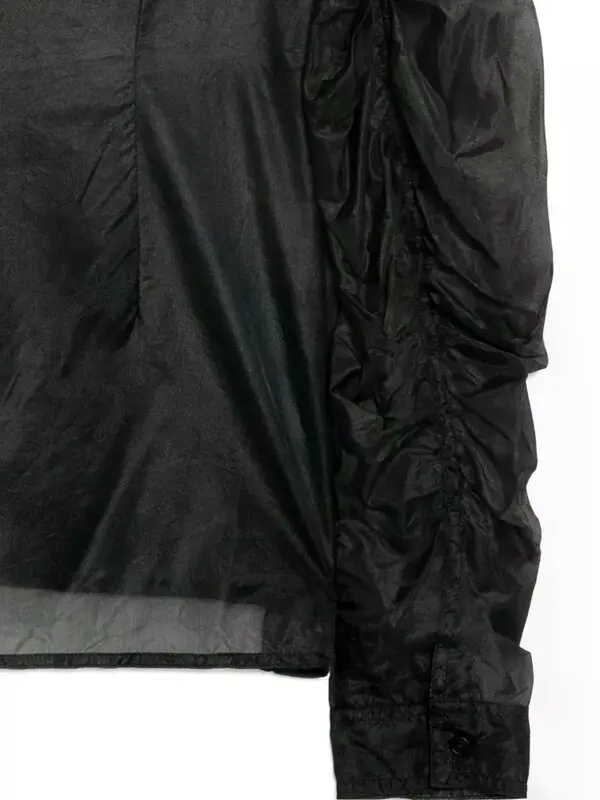 RUNDHOLZ Asymmetric See-through Shirt