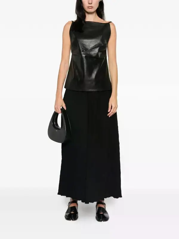 BUNZABURO KYOTO Textured Wide Leg Trousers