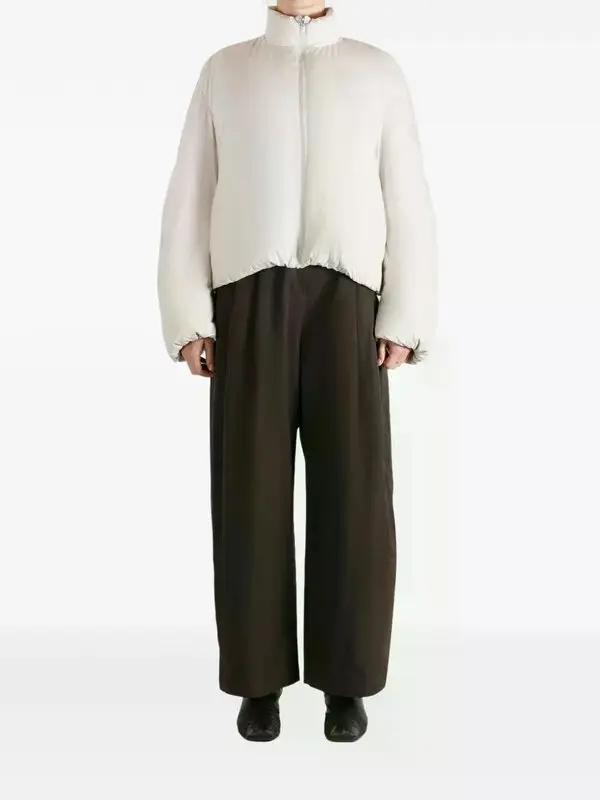 AMOMENTO Zip-up Funnel-neck Jacket