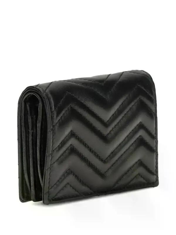 Gucci Gg Marmont Card Case Wallet - Black