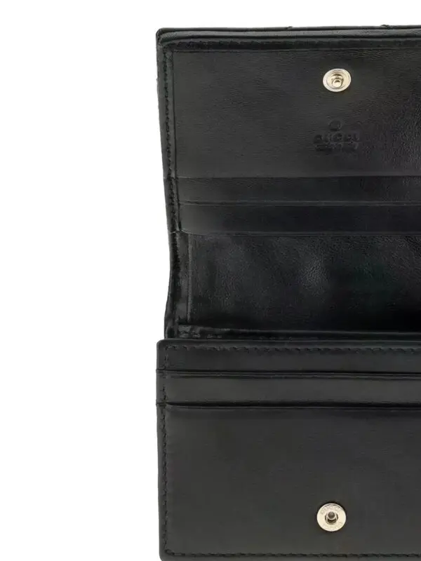 Gucci Gg Marmont Card Case Wallet - Black