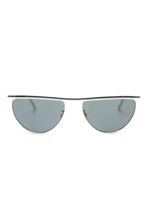 Oliver Spencer X Khaite 1984c Geometric Sunglasses - Silver