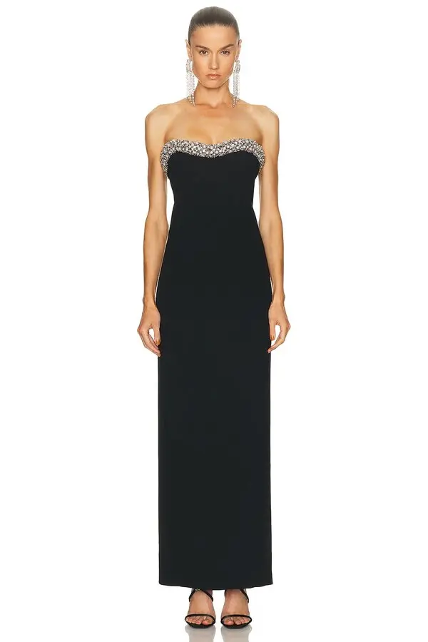 Simkhai Riona Bustier Gown - Black