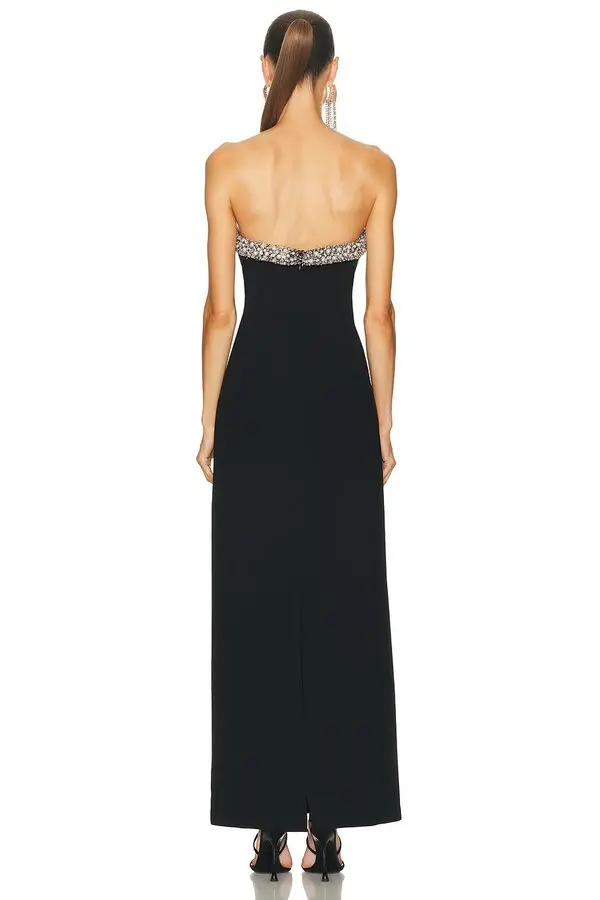 Simkhai Riona Bustier Gown - Black