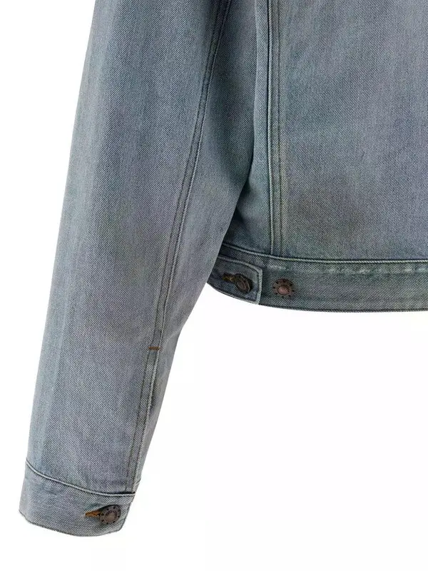 Balenciaga Stonewashed Double-layer Jacket
