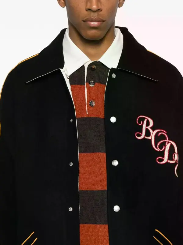 BODE Embroidered-stripe Jacket