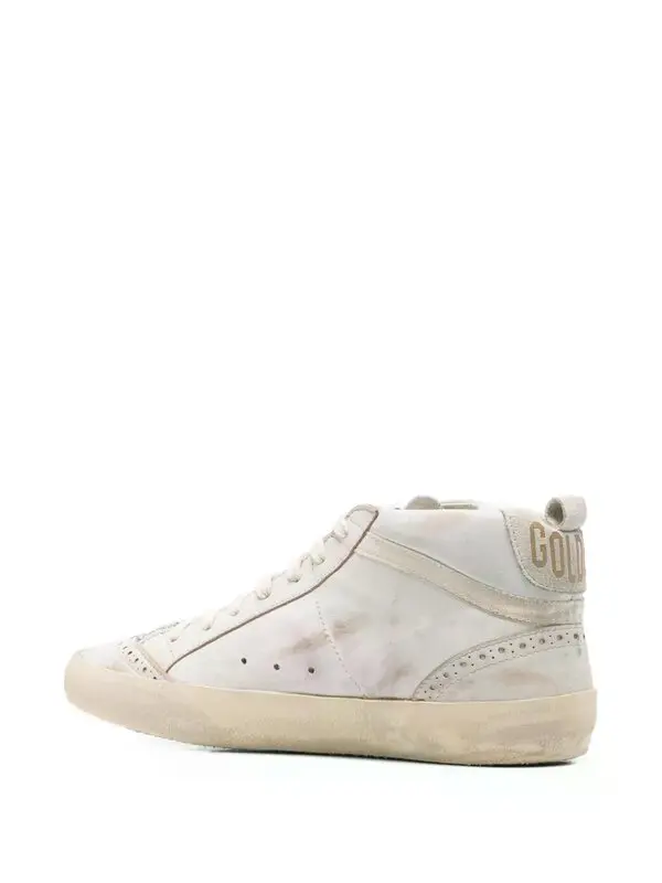 GOLDEN GOOSE Mid Star Glitter Detail Sneakers