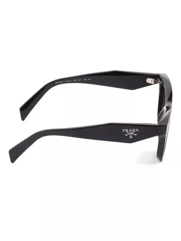 Prada Square-frame Sunglasses - Black
