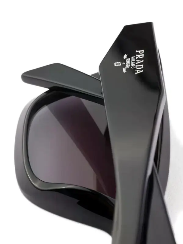 Prada Square-frame Sunglasses - Black