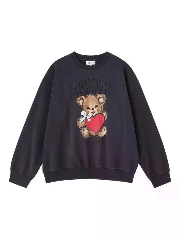 GANNI Teddy Bear Graphic Sweatshirt