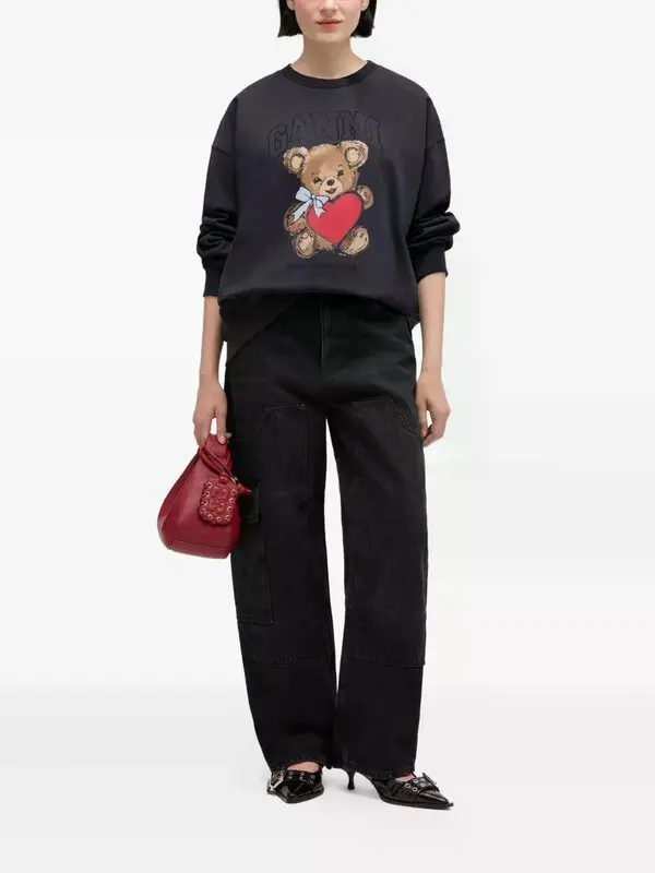GANNI Teddy Bear Graphic Sweatshirt