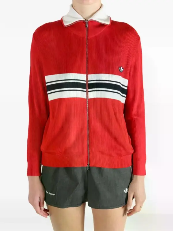 Adidas Zip Striped Knit