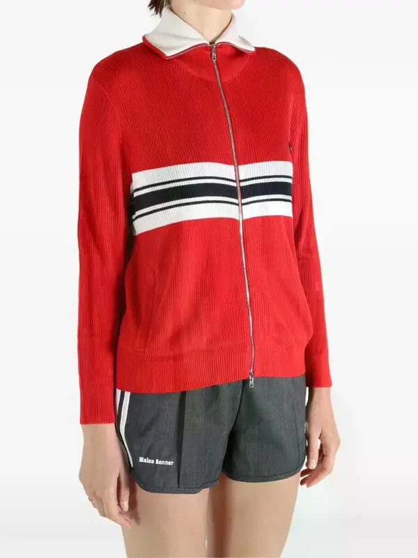 Adidas Zip Striped Knit