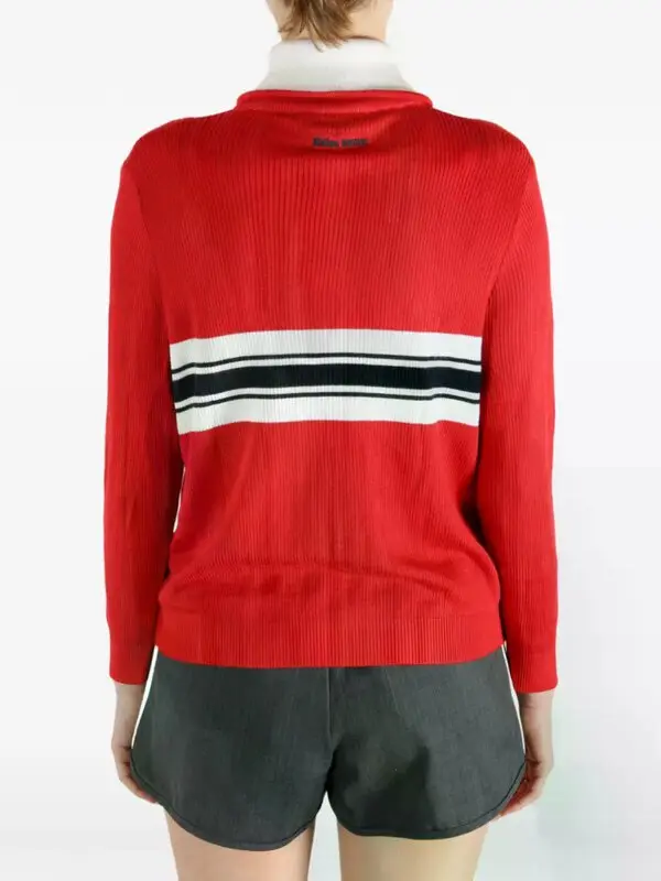Adidas Zip Striped Knit