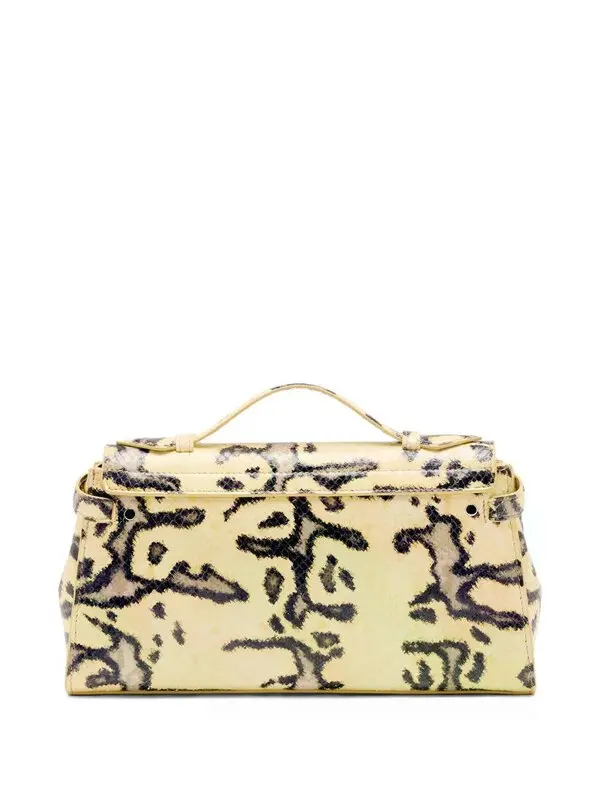 Proenza Schouler Tate Python-print Clutch