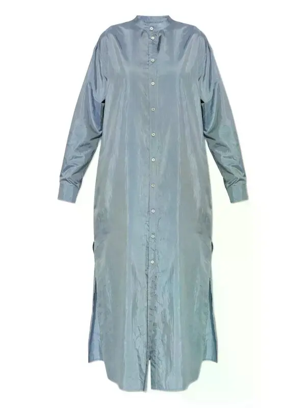 JIL SANDER Side-slit Shirt Dress - Blue
