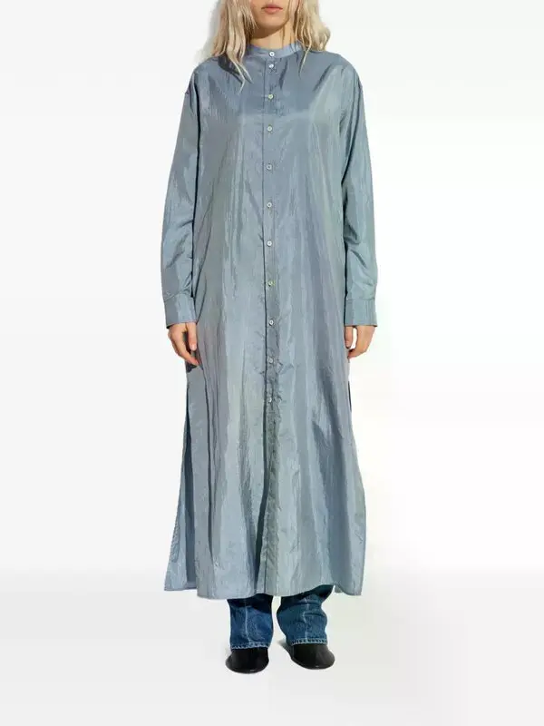JIL SANDER Side-slit Shirt Dress - Blue
