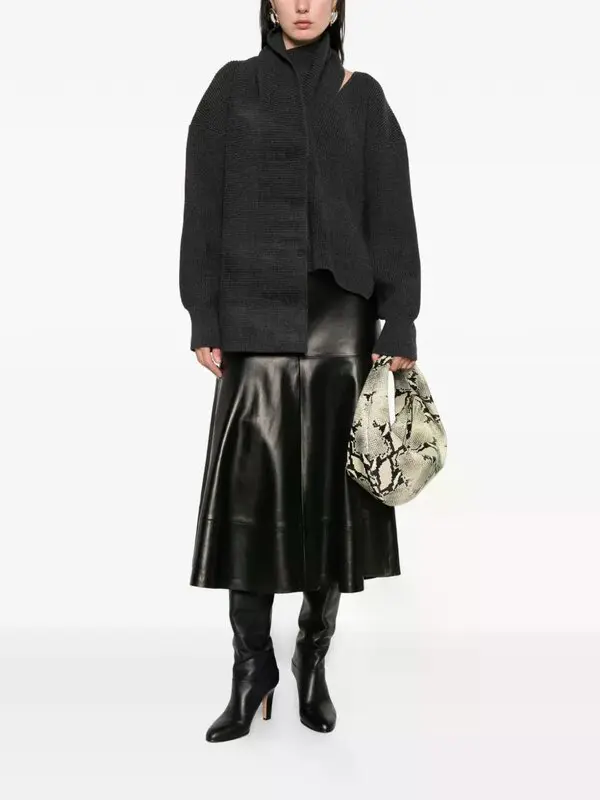 Erika Cavallini Scarf-detailed Sweater