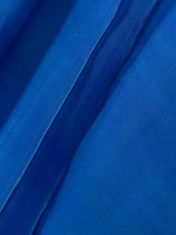 Alberta Ferretti Lightweight Long Silk Scarf
