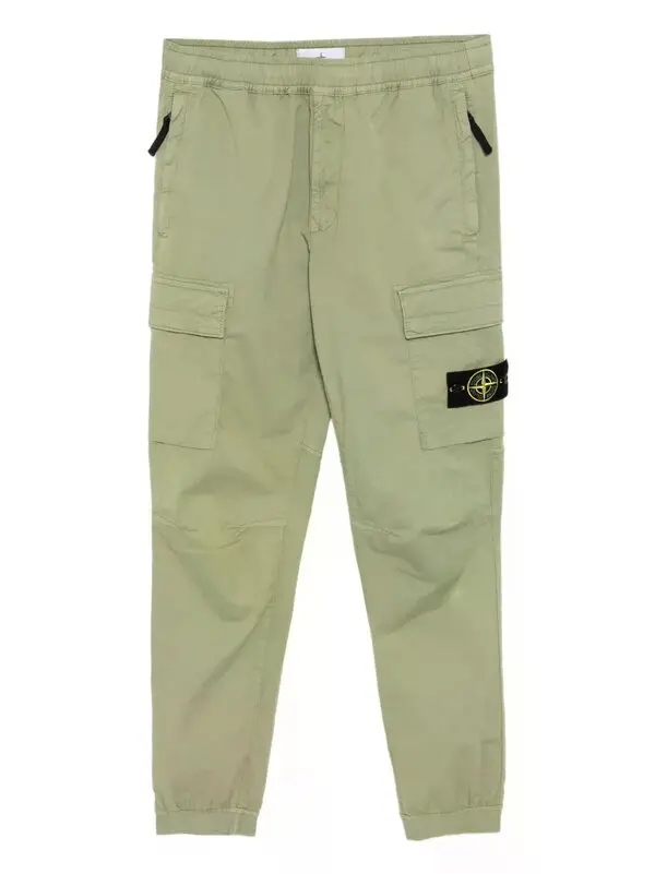 Stone Island Tapered Cargo Pants - Green