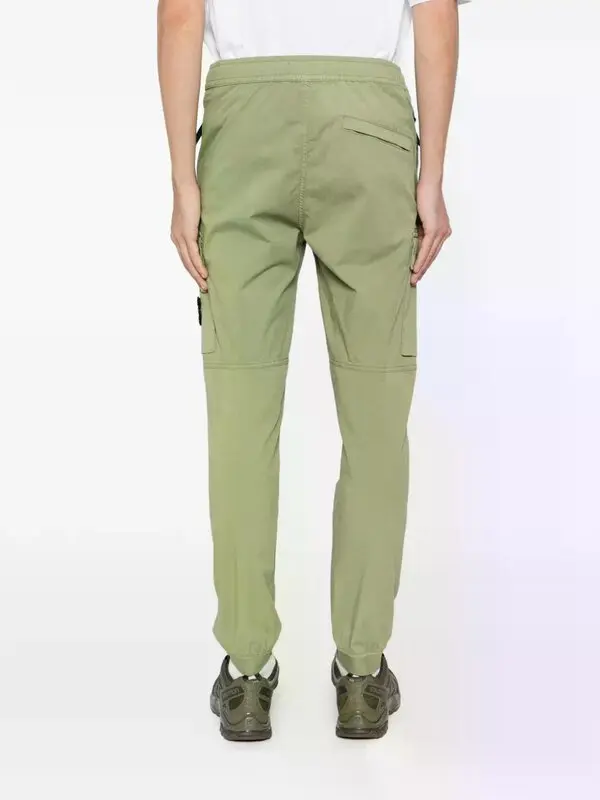 Stone Island Tapered Cargo Pants - Green