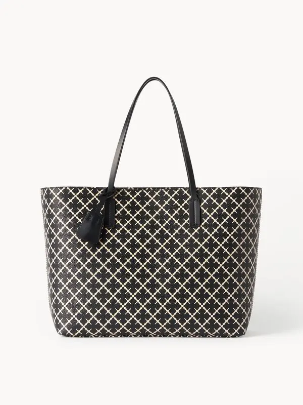 BY MALENE BIRGER Abigail Printed Tote Bag - Black